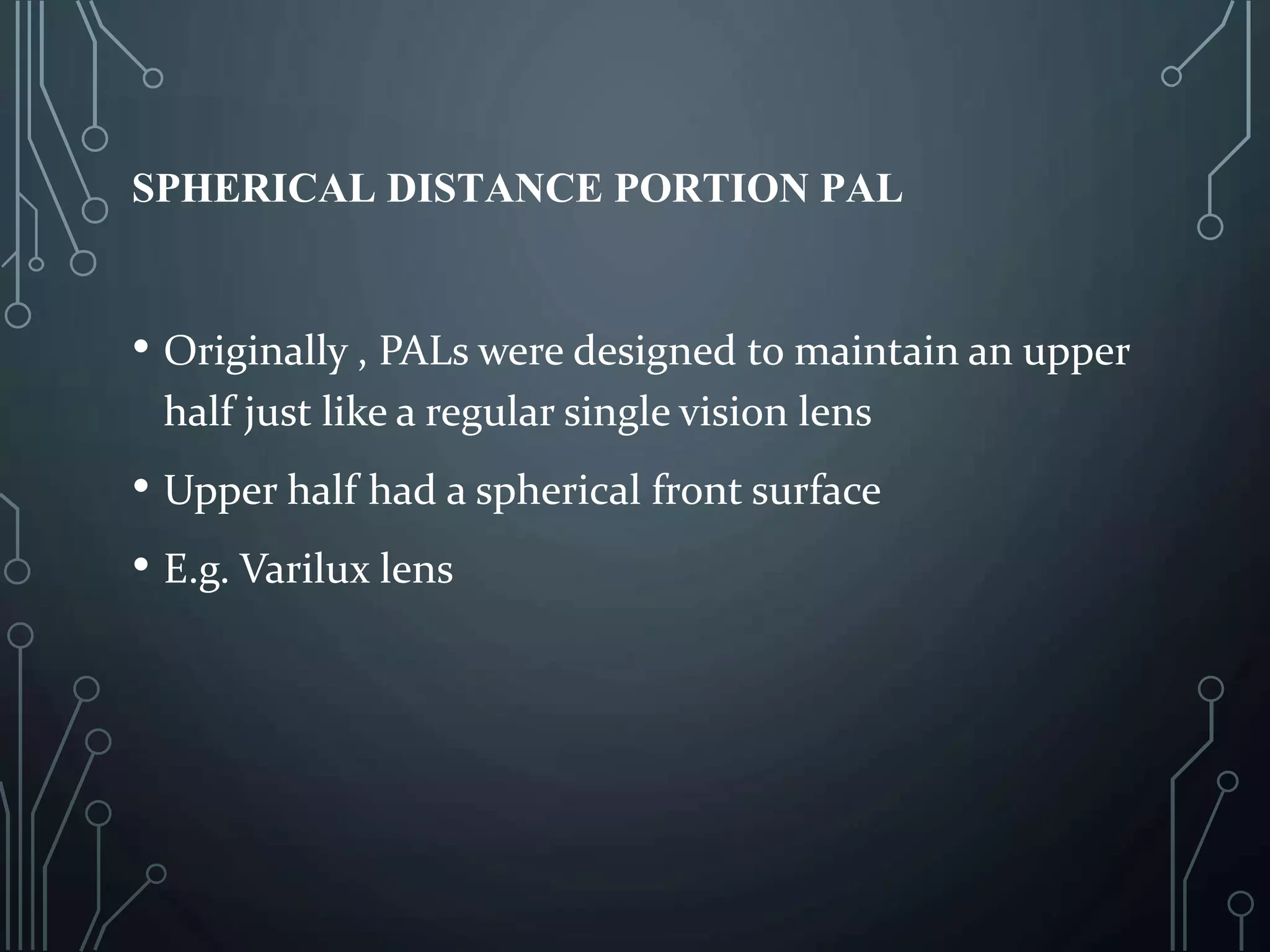 progressive addition lenses- optics, designs and performances | PPTX
