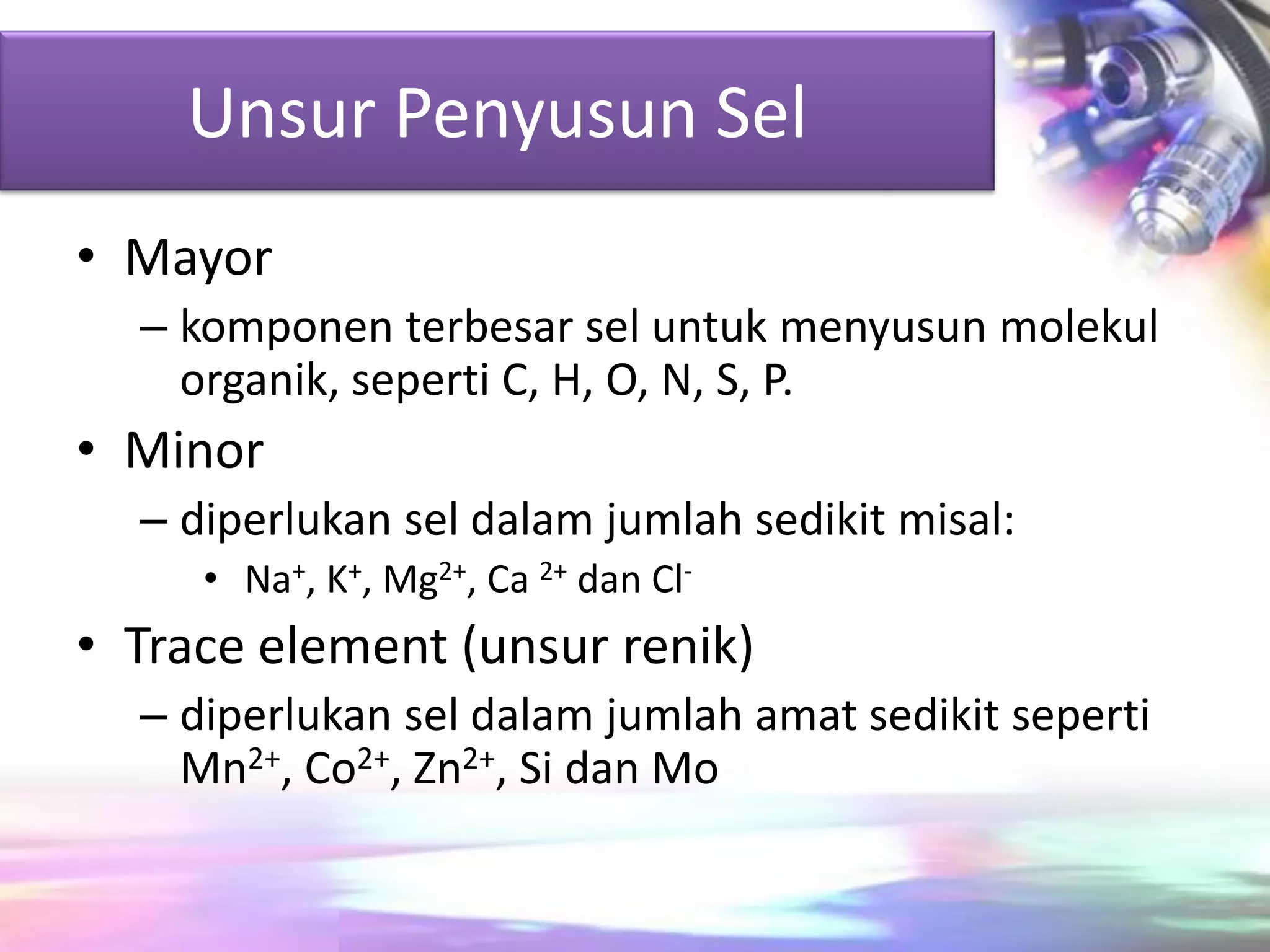Sifat fisika dan kimia sel serta cara menganalisa sel | PDF