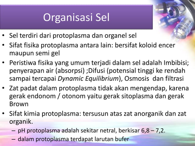 Sifat fisika dan kimia sel serta cara menganalisa sel | PDF