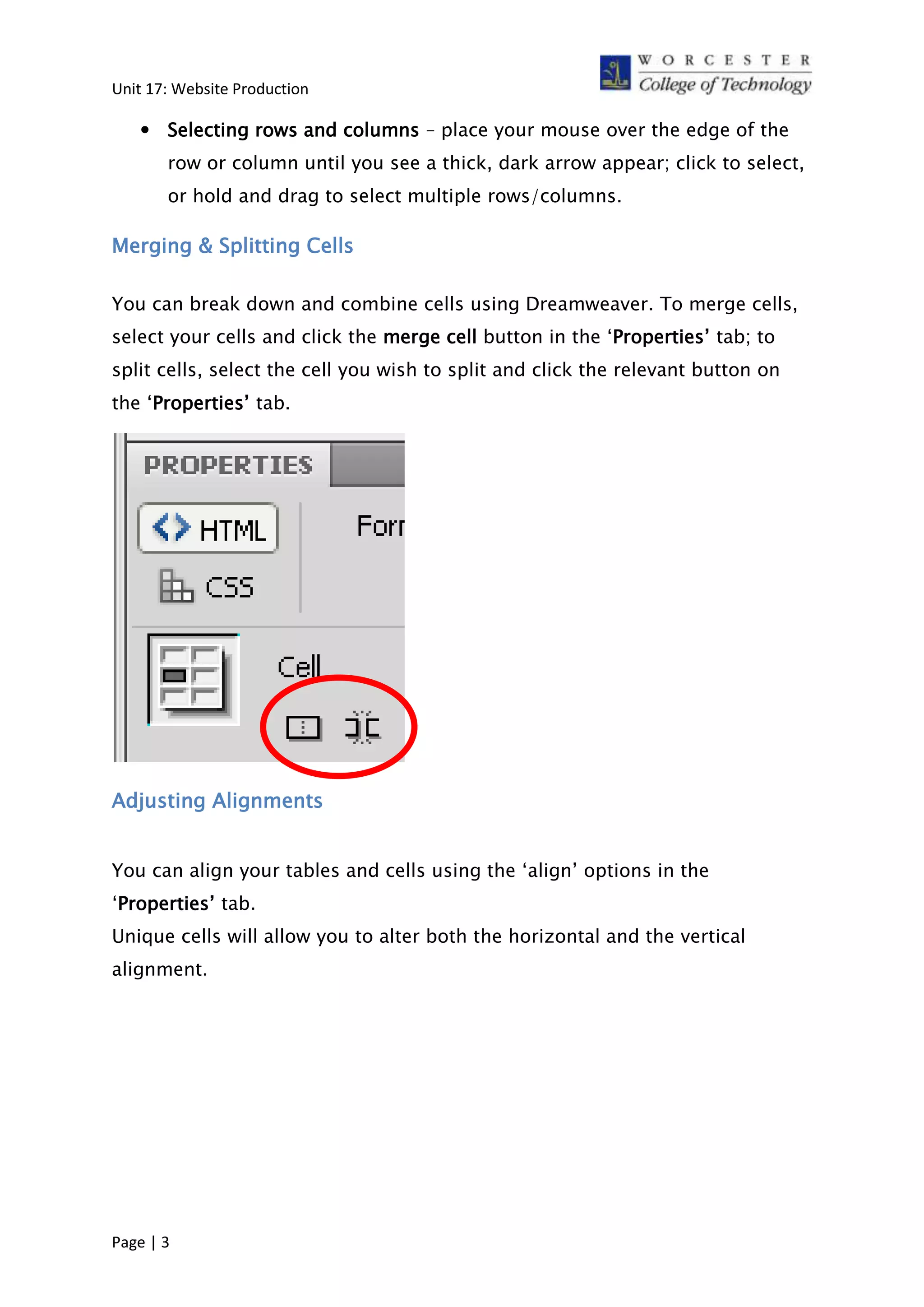 Tables | DOCX | Computing | Technology & Computing