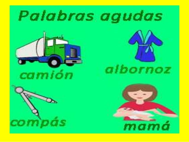 Palabras aguda