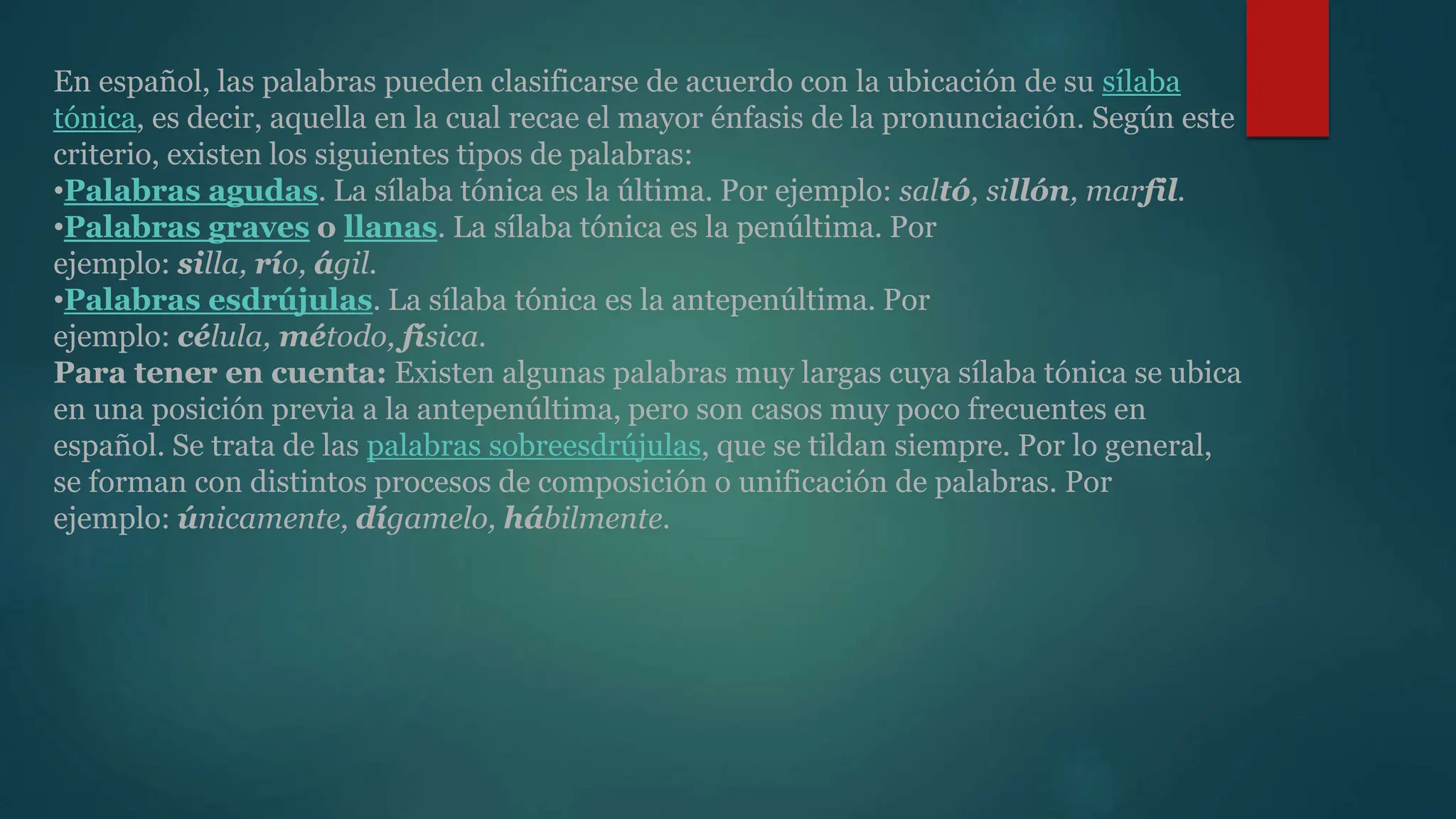 PALABRAS AGUDAS,GRAVES Y ESDRUJULAS.pptx