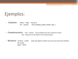 Palabras antónimas | PDF