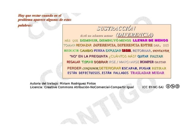 Palabras Claves para Resolver Problemas operarmate | PDF
