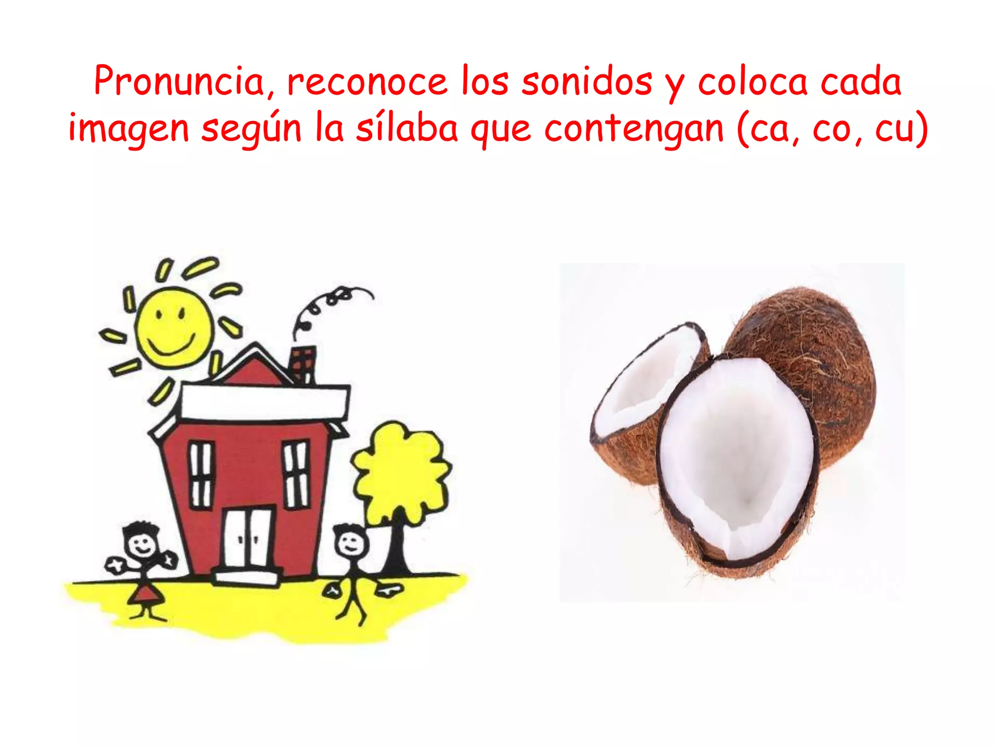 Palabras con ca, co, cu | PPTX