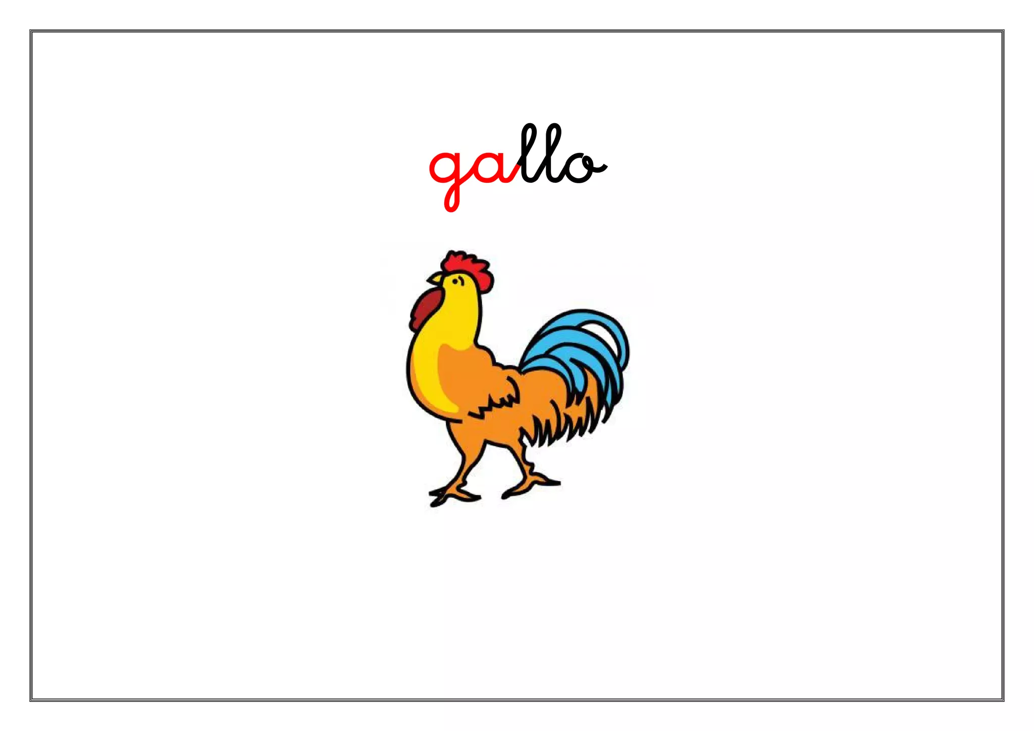Palabras con ga | PPT