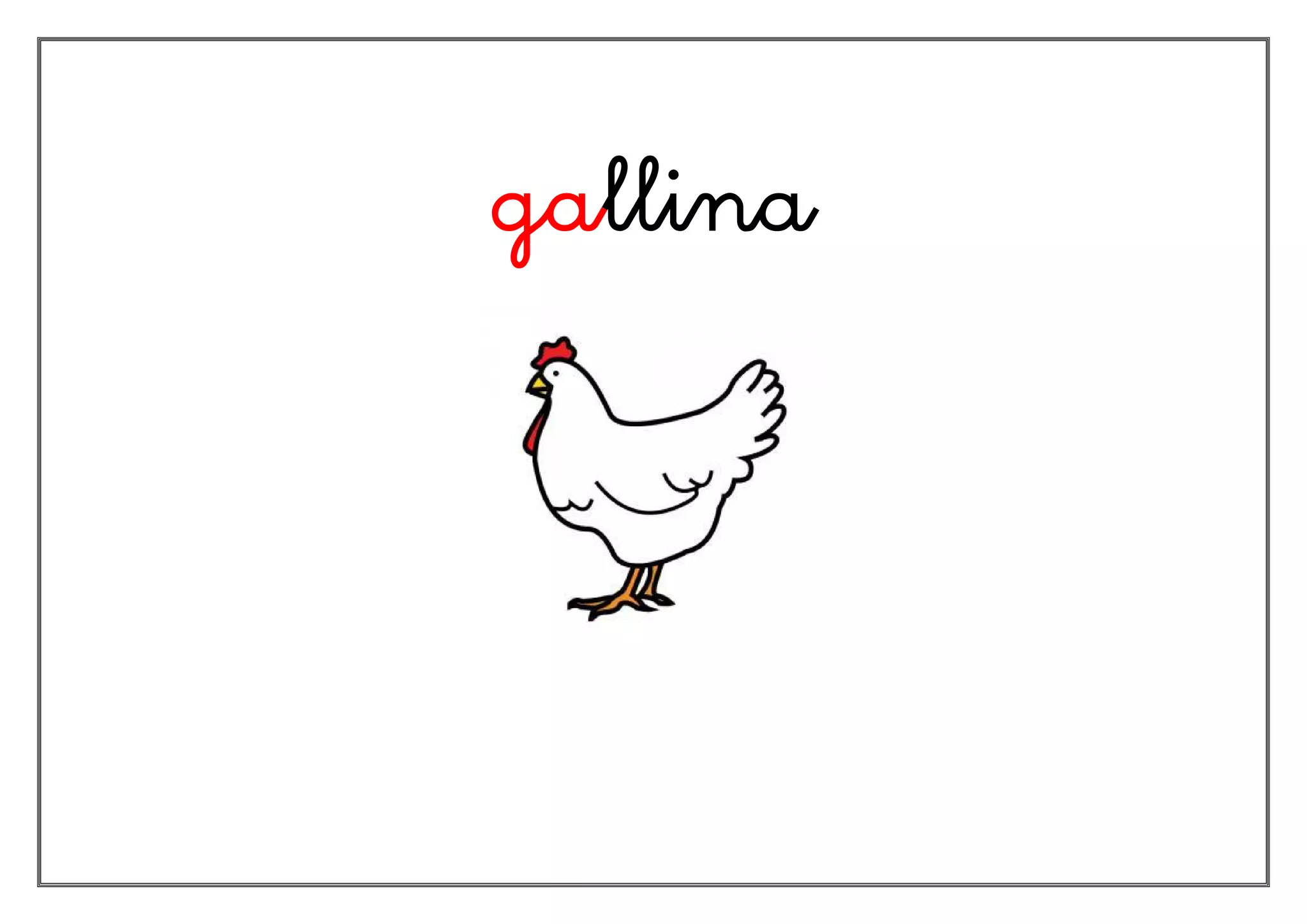 Palabras con ga | PPT