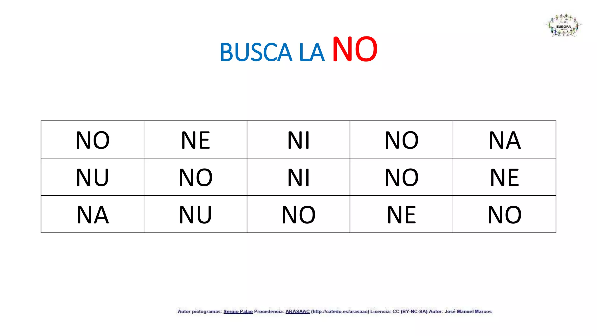 Palabras con N | PPTX