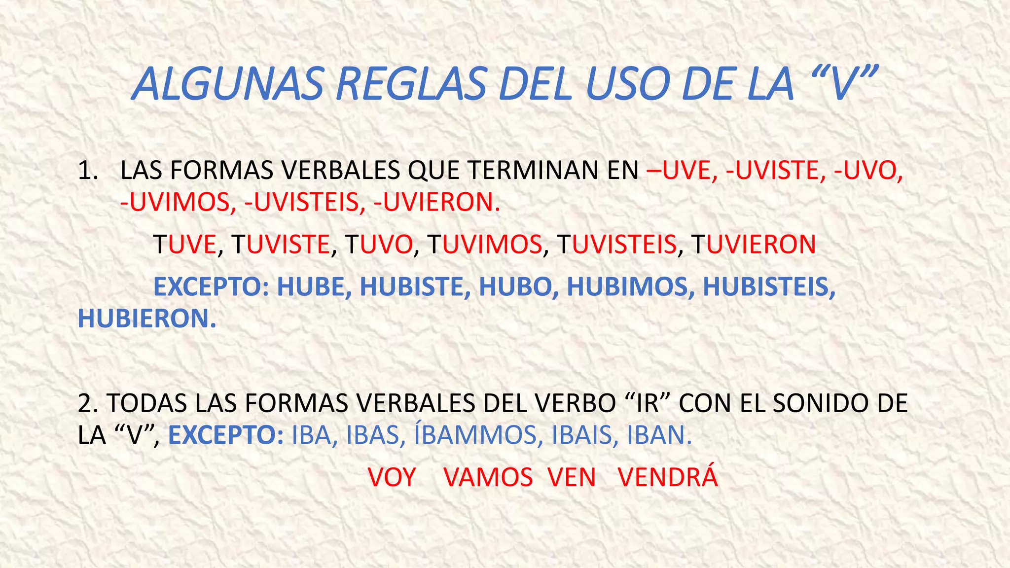 Palabras con v | PPT