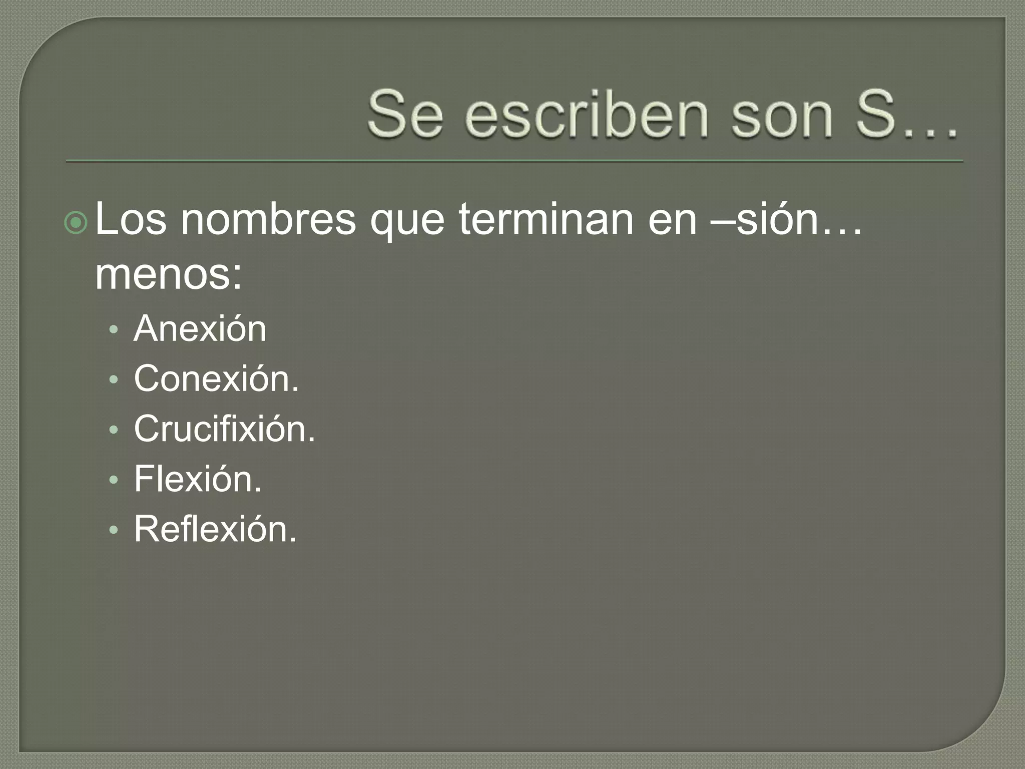 Palabras Con X Y S | PPTX