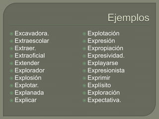 Palabras Con X Y S | PPTX