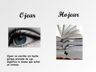Palabras homófonas | PPT