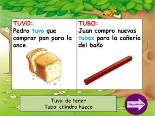 Palabras homofonas tic vf | PPSX