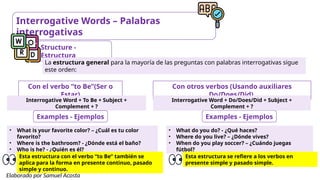 Palabras interrogativas en ingles - Teoria.pptx