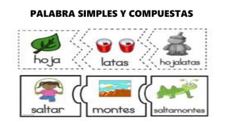 Palabras simples y compuestas | PPTX