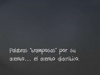Palabras tramposas | PPTX