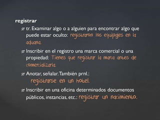 Palabras tramposas | PPTX
