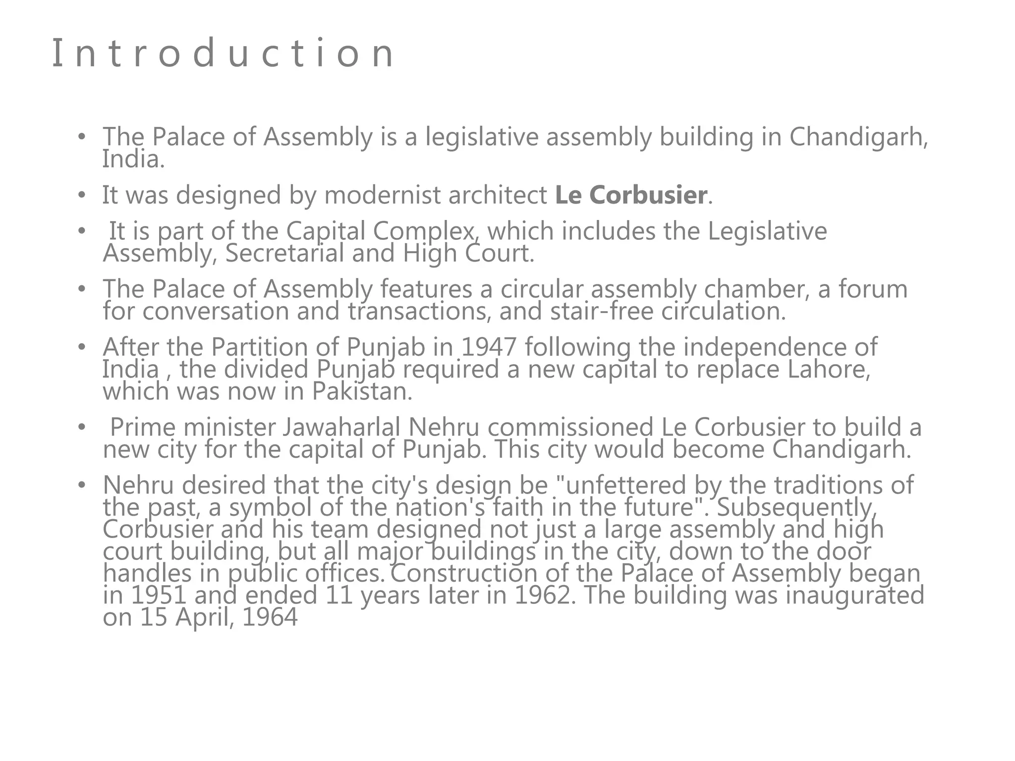 Palace of assembly | PPTX