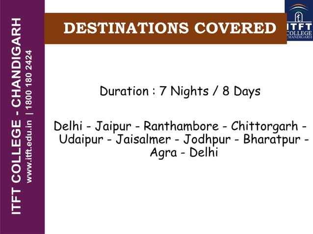 ITFT -Palace on wheels | PPT