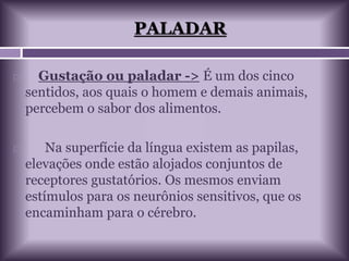 Paladar Biologia | PPTX