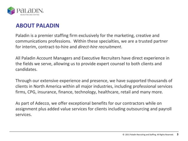 Paladin Capabilities 2011a | PPT | Business | Business and Finance