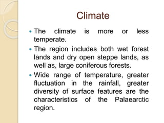 Palaearctic region | PPTX