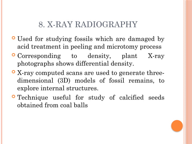 PALAEOBOTANY study of past organic life forms | PPTX