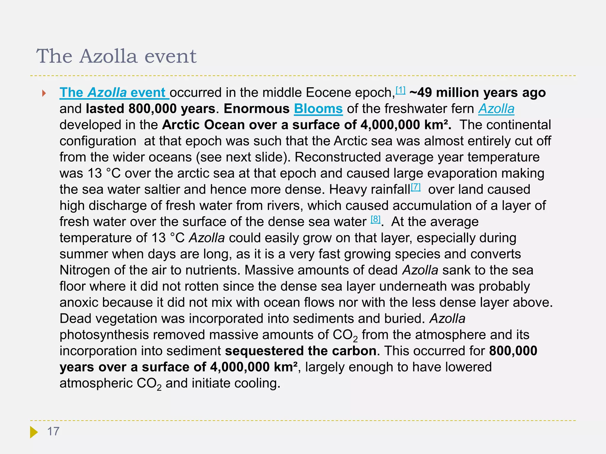 climate change in the past: Palaeoclimate | PPTX