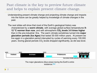 climate change in the past: Palaeoclimate | PPTX