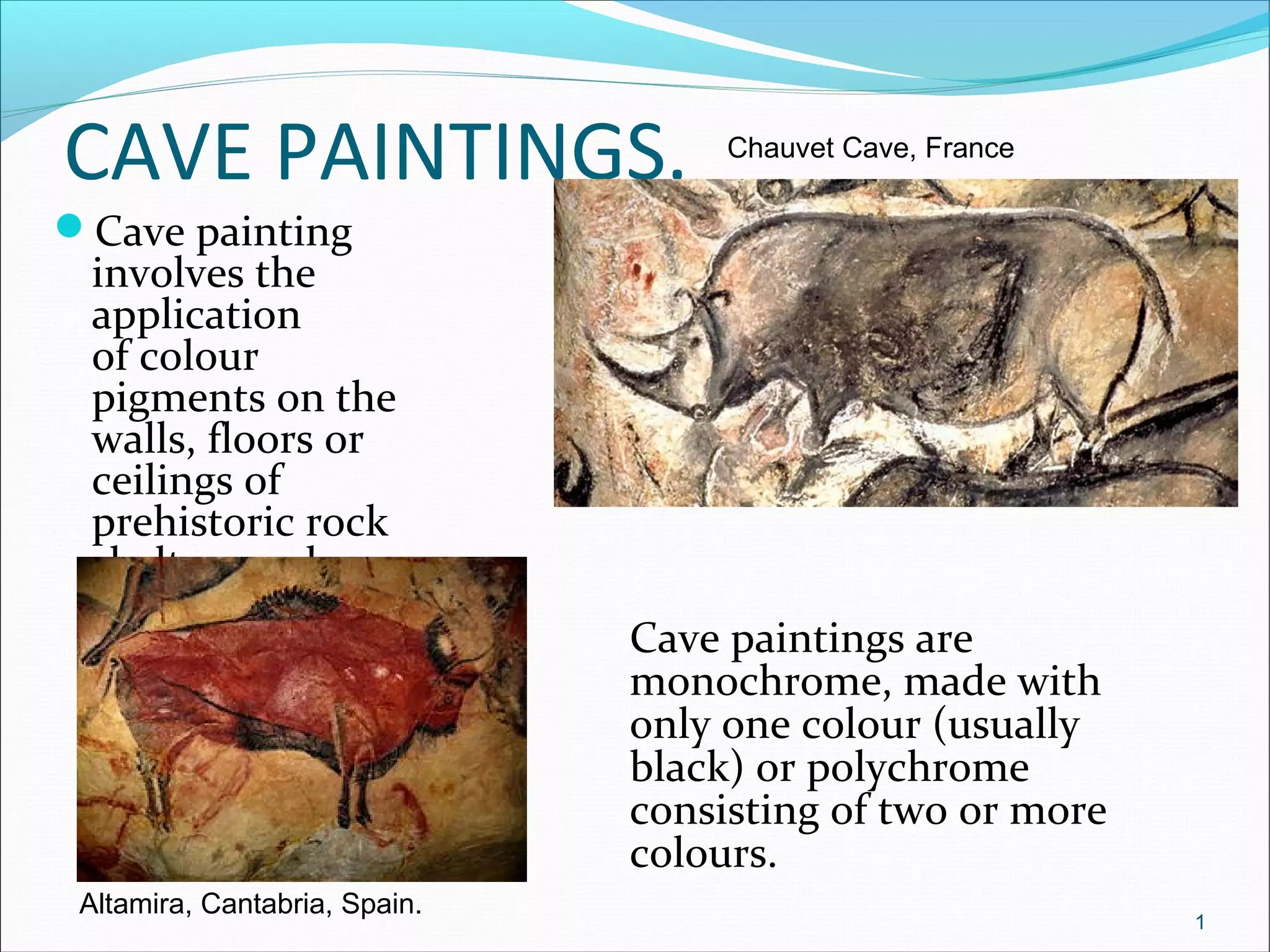 Palaeolithic cave paintgs and neolithic | PPT | Painting | Arts and Crafts
