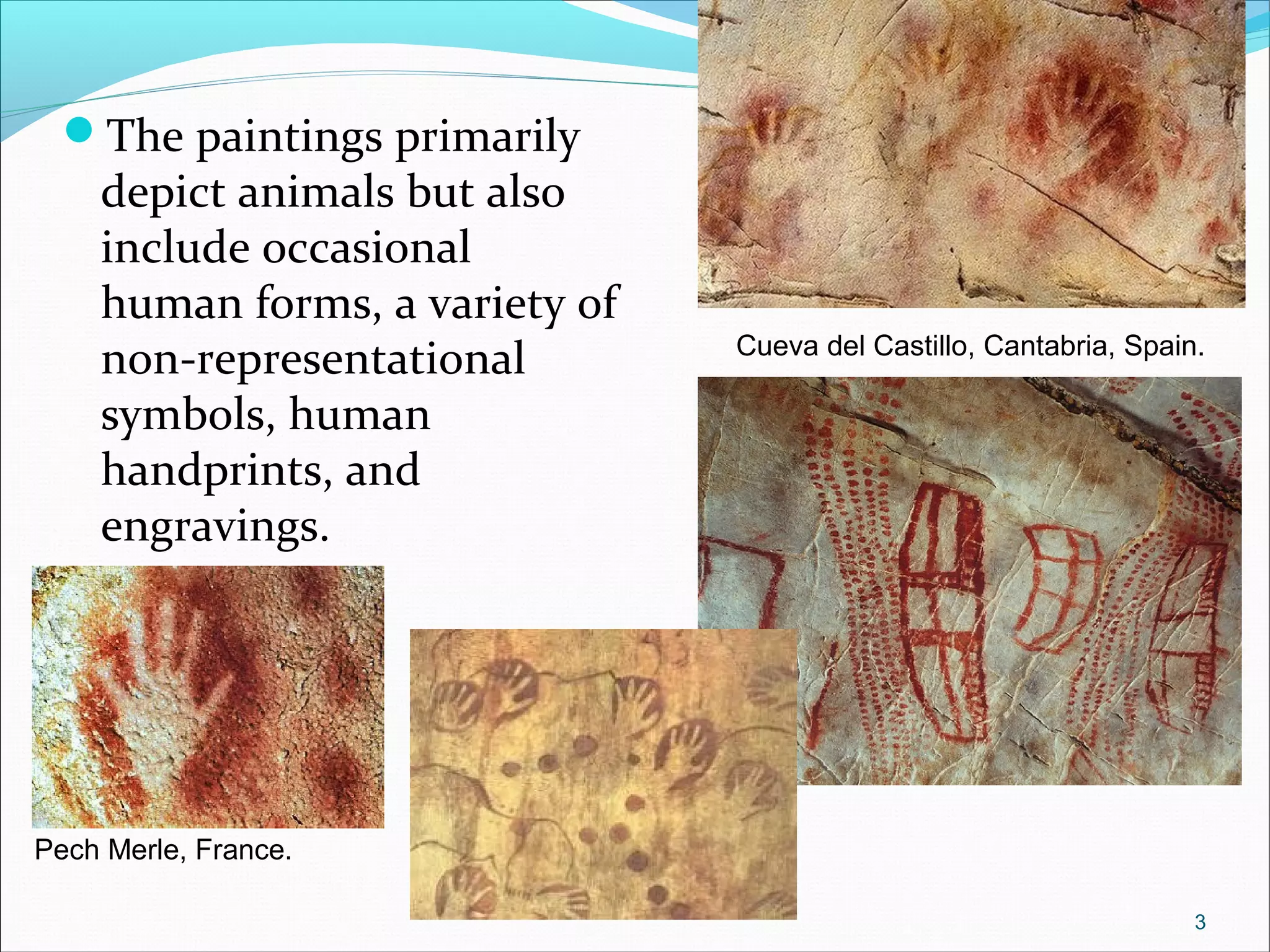 Palaeolithic cave paintgs and neolithic | PPT | Painting | Arts and Crafts