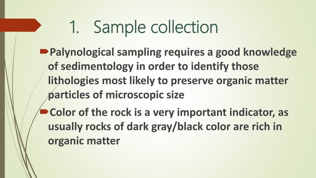 Palaeopalynology; Definition, History, Methods and Benefits of study ...