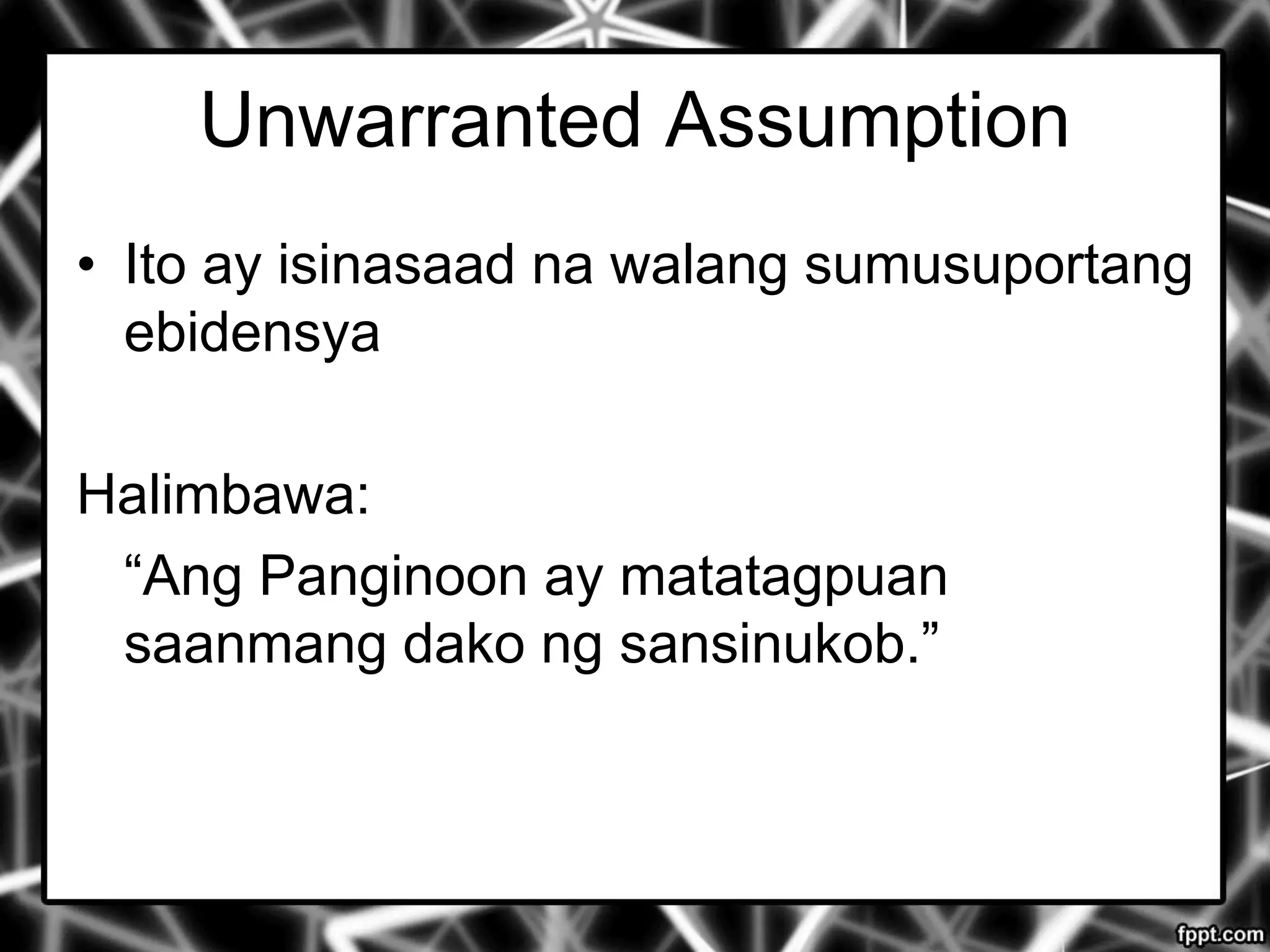 PAMAMALAGAY AT MGA BARYABOL | PPT