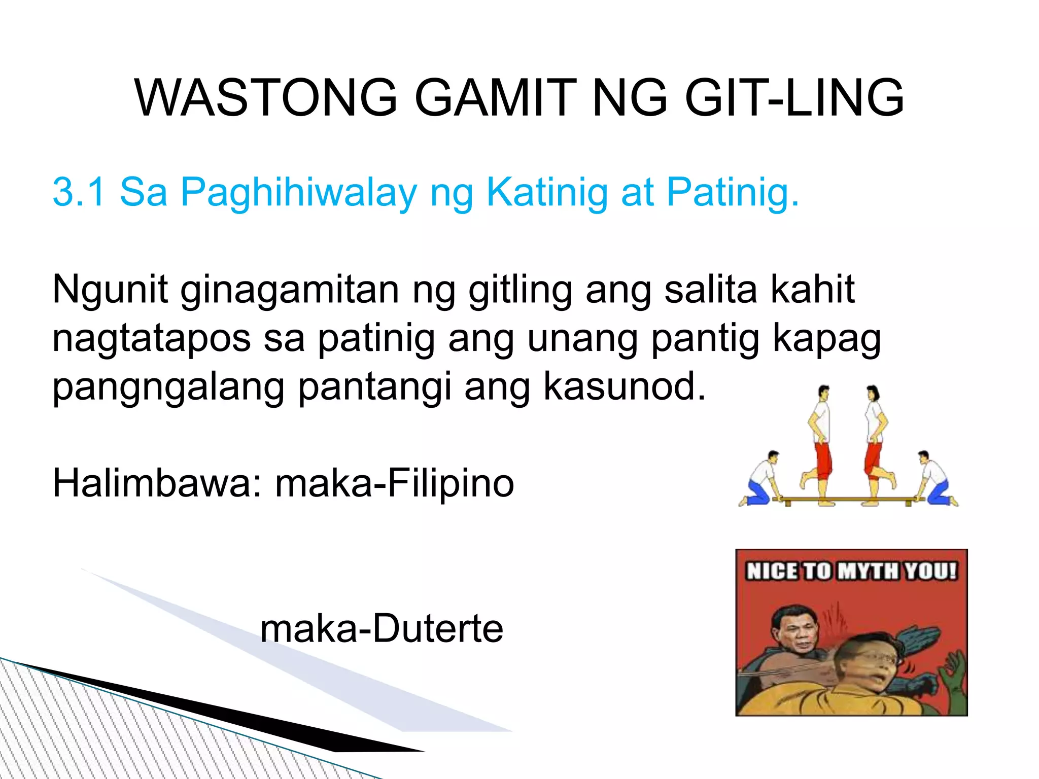 Palagitlingan | PPTX