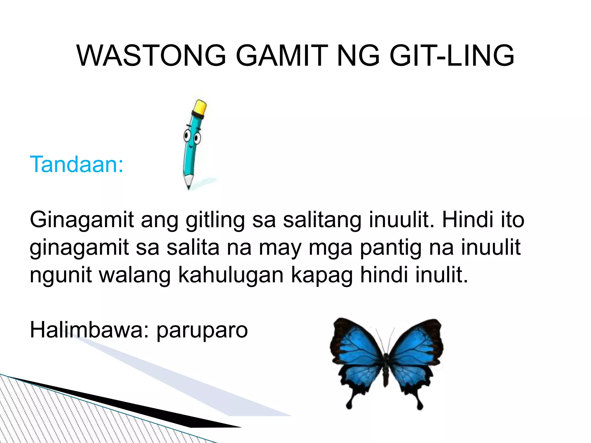 Palagitlingan | PPTX