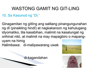 Palagitlingan | PPTX