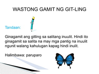 Palagitlingan | PPTX