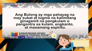 palaisipan at Bulong.pptx