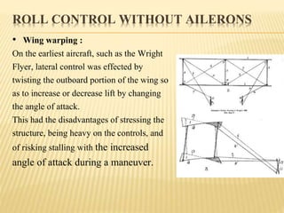 Hands on experience with aircraft roll control. | PPT