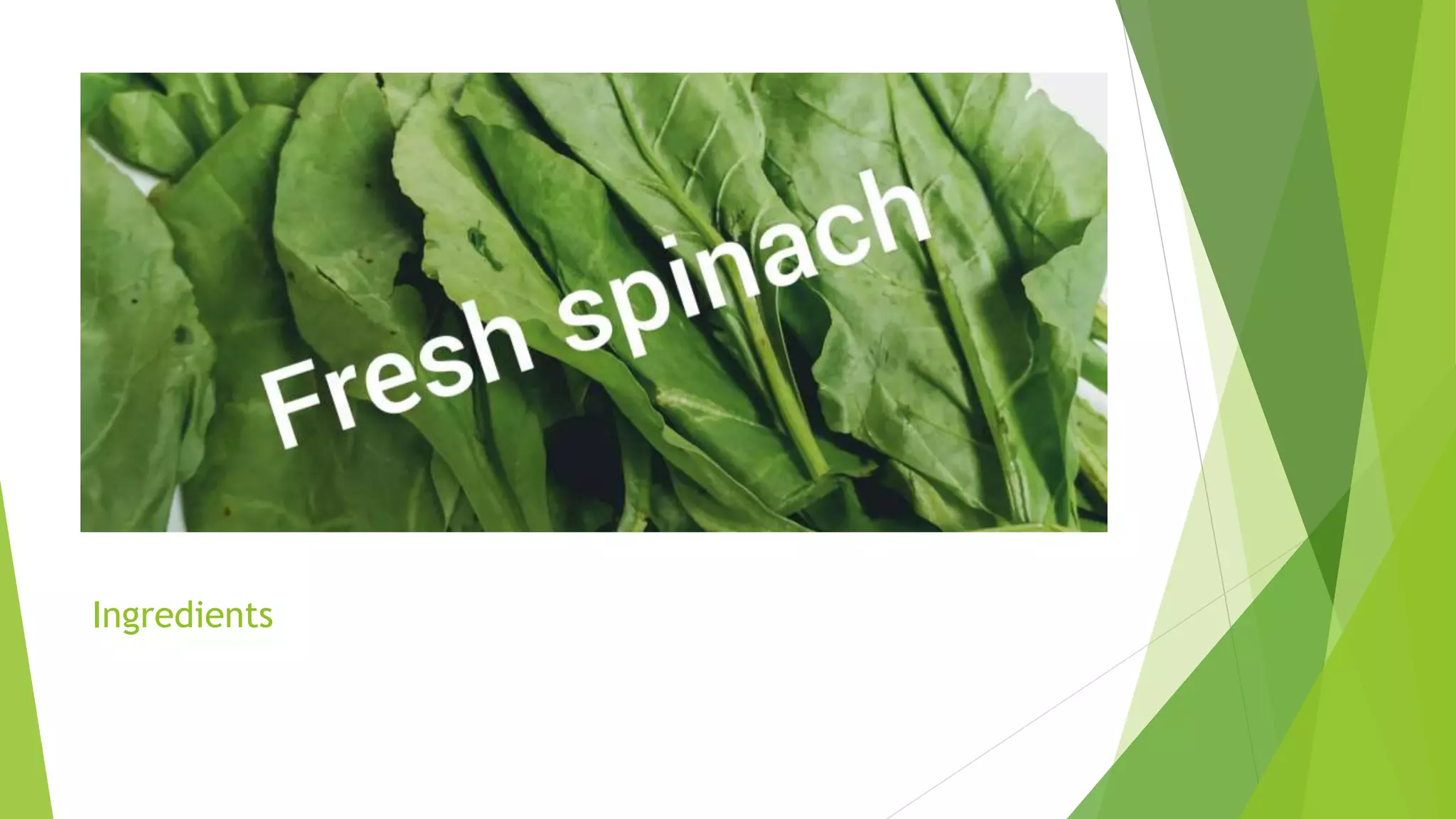 Palak paneer how to make palak paneer recipe | PPTX