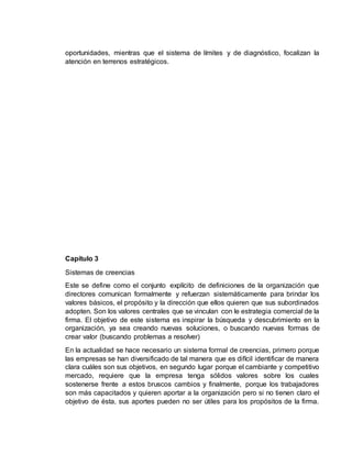 Palancas de control | DOCX