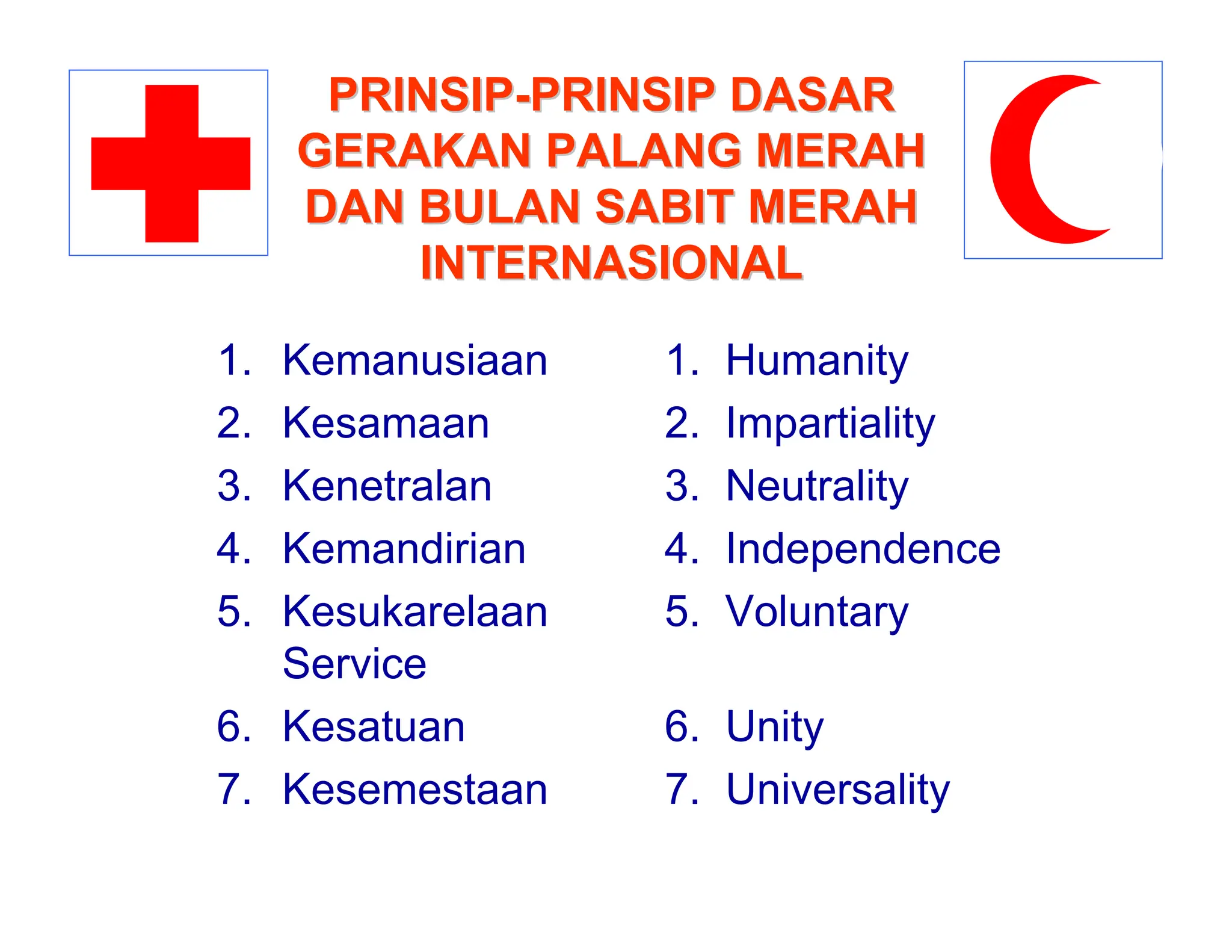 Palang Merah Indonesia merupakan materi untuk | PPT