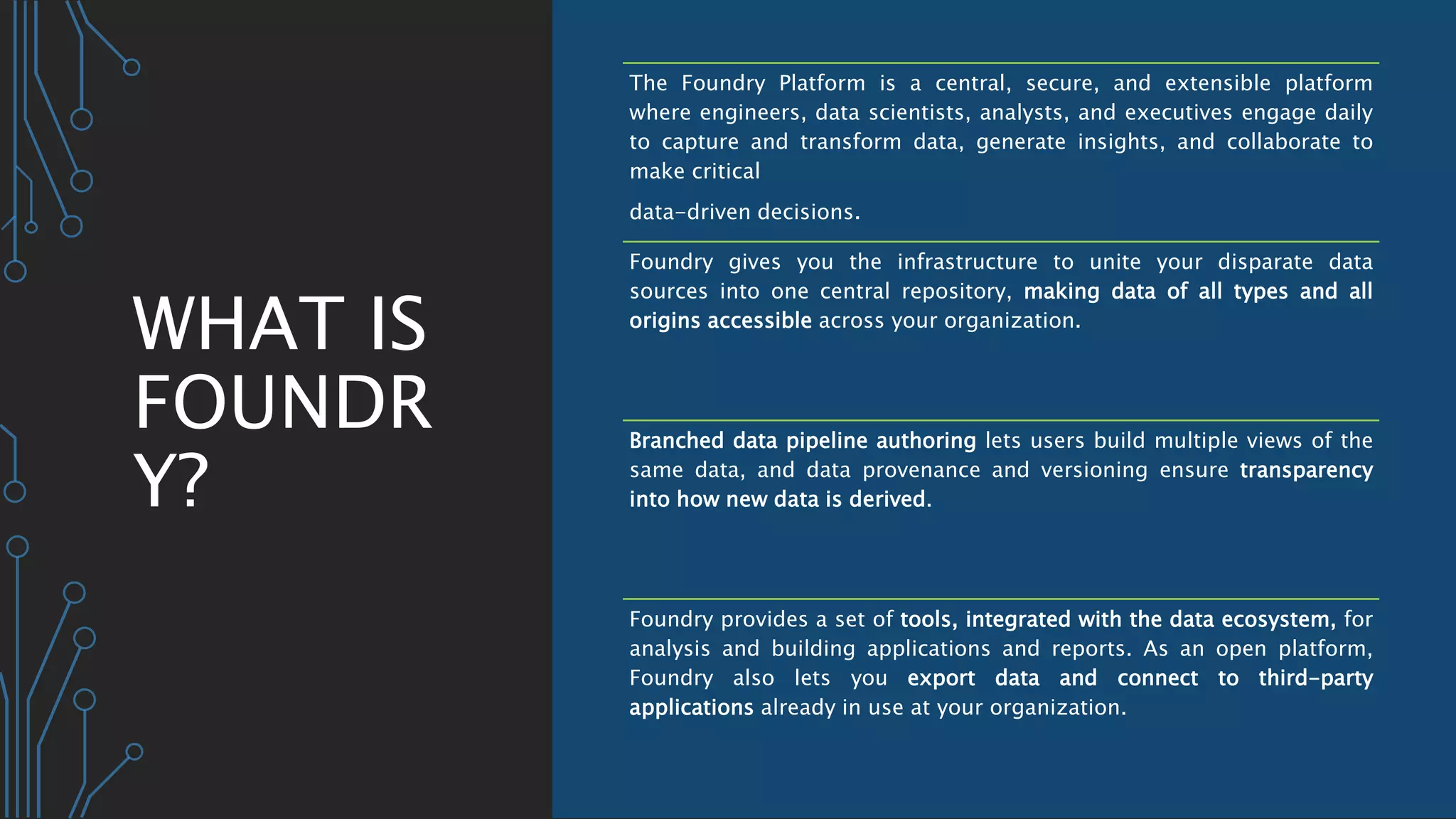 Palantir Foundry Introduction | PPTX