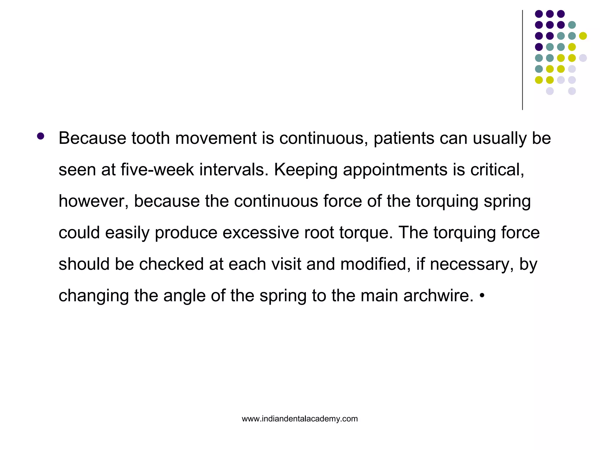 Palatal and buccal root torquing springs | PPT