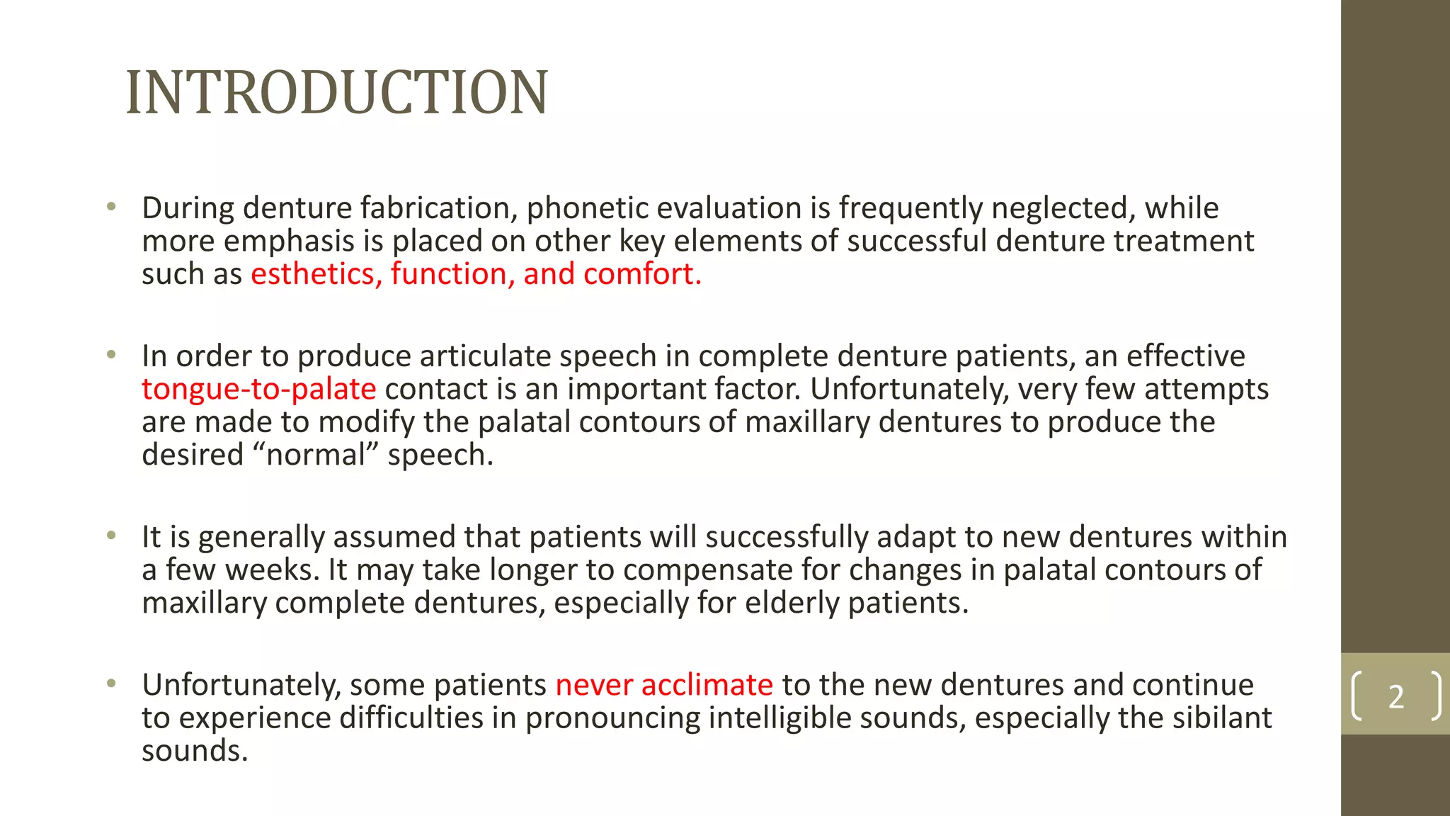 Palatal contours of denture | PPTX