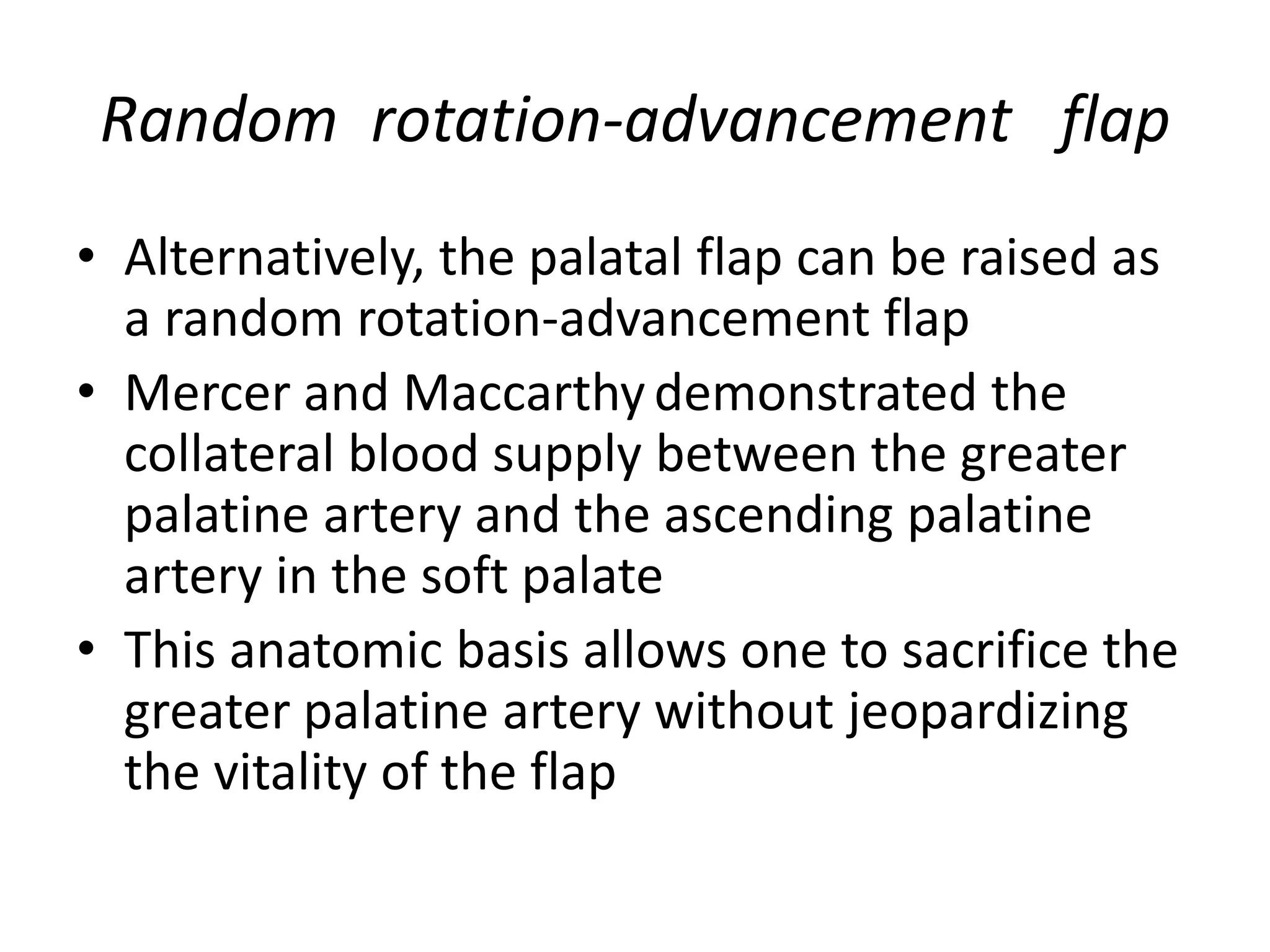Palatal island flap | PPTX