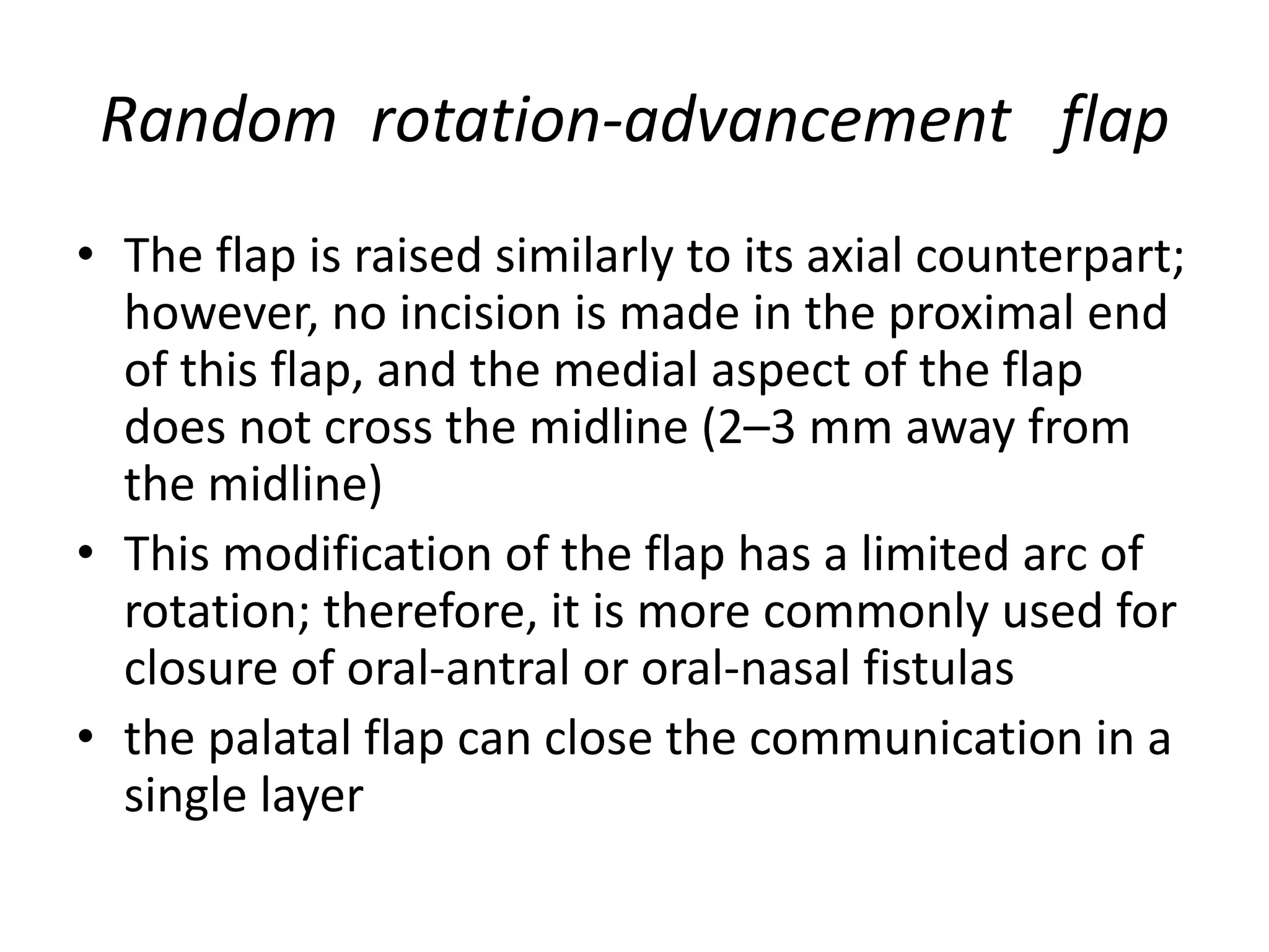 Palatal island flap | PPTX
