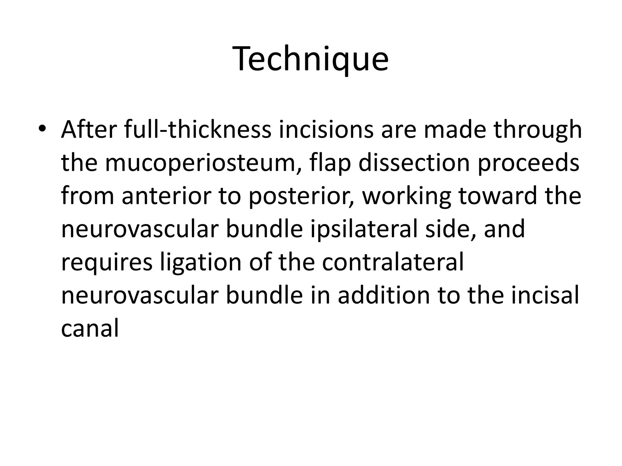 Palatal island flap | PPTX