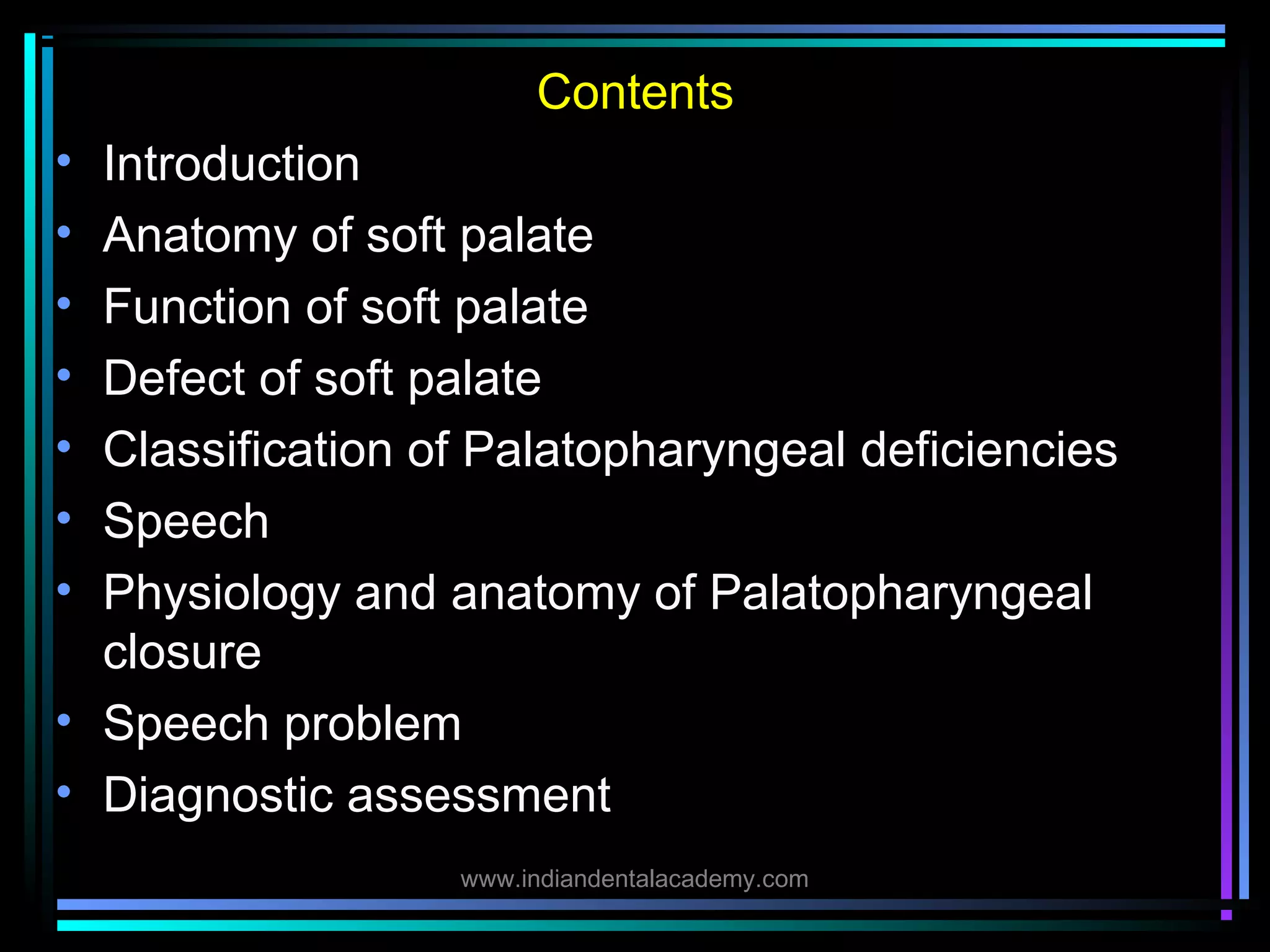 Palatal lift prosthesis/ orthodontic straight wire technique | PPT
