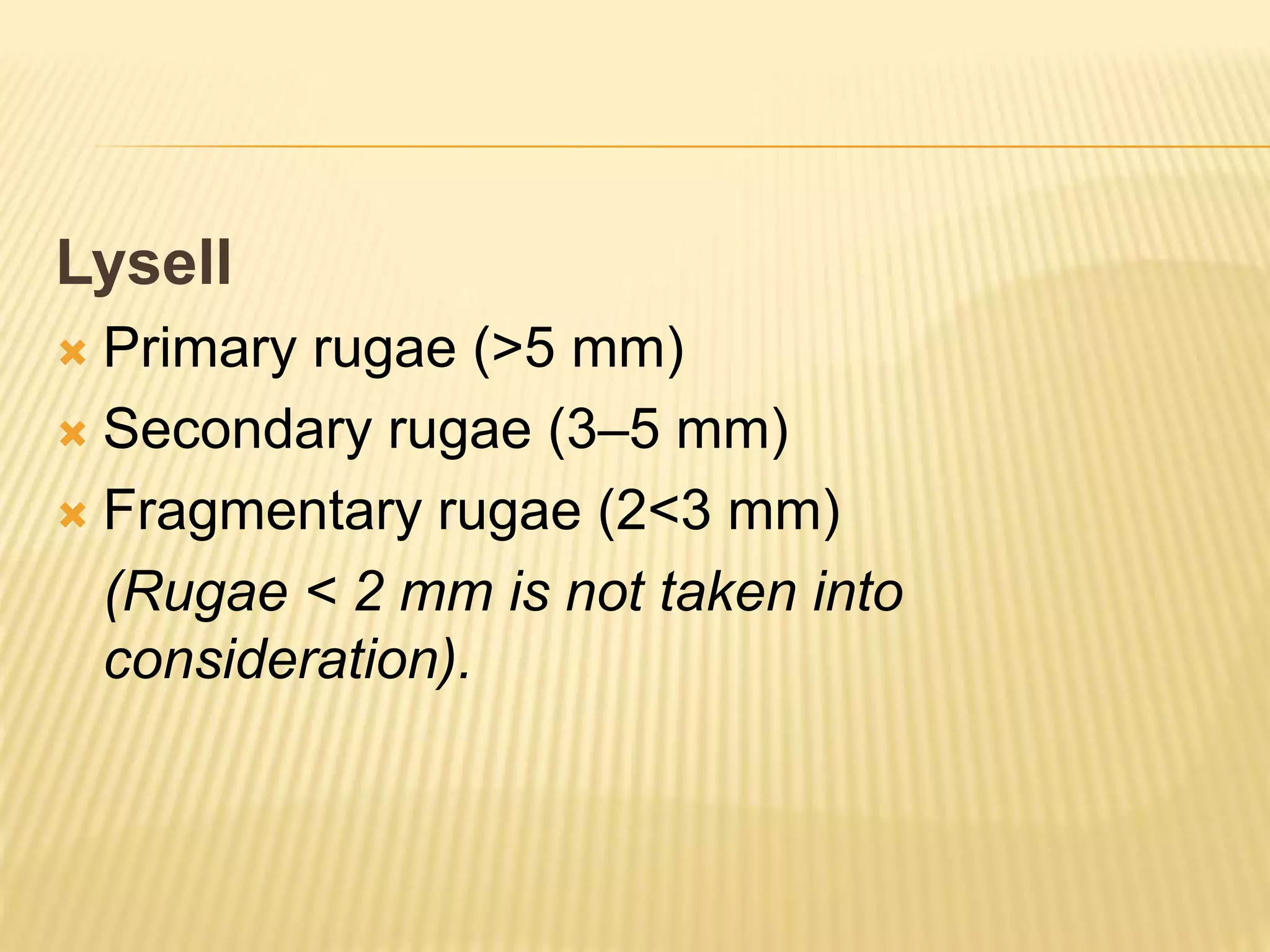 Palatal rugae | PPTX